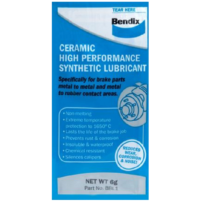 Bendix Brake Paste - 6g (10 sachets/box) BENDIX BBL-1-BOX | Goparts ...